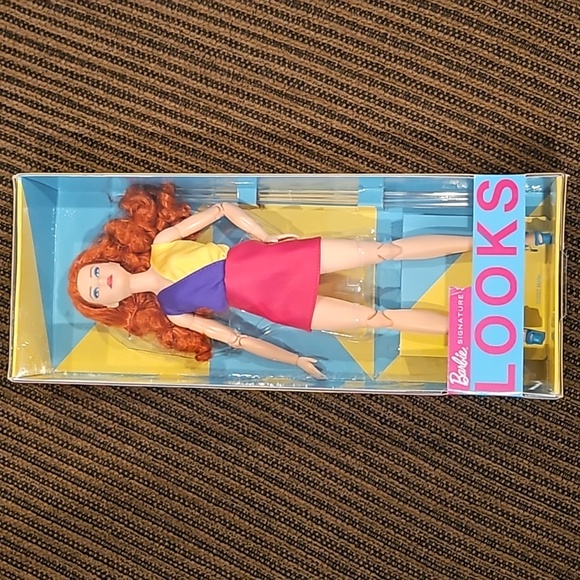 Barbie | Toys | Signature Barbie Barbie Looks Doll Original Curly Red ...